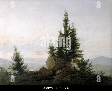 Caspar David Friedrich, a renowned German Romantic painter, is known ...