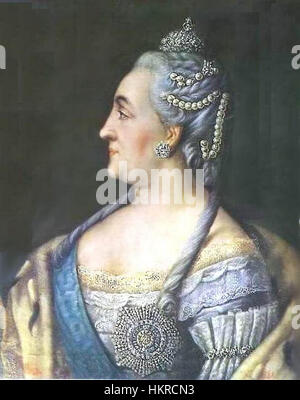 Russian empress Catherine II in painting North Minerva made by Stefano ...