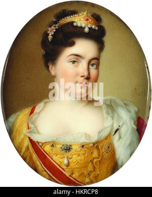 This portrait of Catherine I of Russia, created by Charles Boit around ...