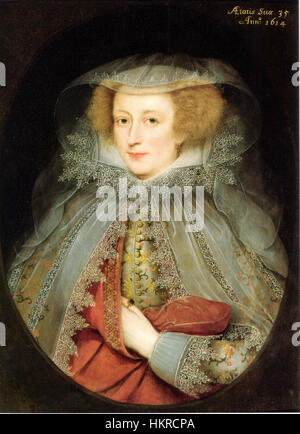 Portrait of Catherine Killigrew, Lady Jermyn. 1614. Catherine Killigrew ...