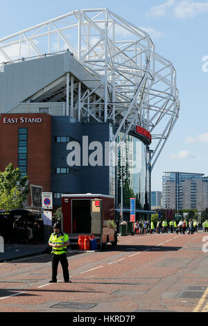 The East Stand of Old Trafford, Manchester United's Football Stadium ...