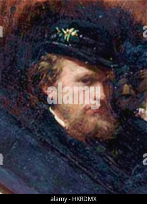 The portrait 'CG Hellqvist och maka' by the artist captures a ...