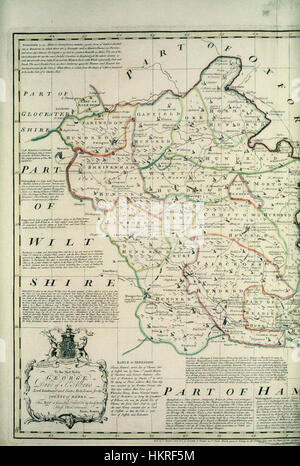 This map, housed in the Bodleian Libraries, details the County of ...