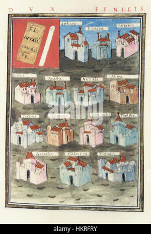 This map from the Bodleian Libraries illustrates the ancient concept of ...