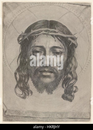 Claude Mellan - Face of Christ Stock Photo - Alamy