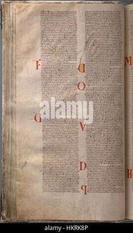 A page from the Codex Gigas, depicting an illustration of Joshua. The ...