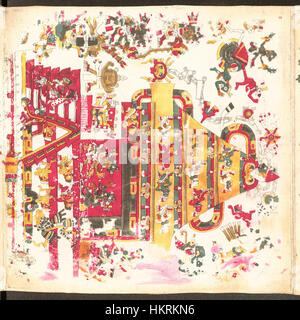 The Codex Borgia, an important Aztec manuscript, page 14 depicts ...