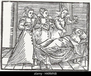 This engraving from the 'Compendium Maleficarum' illustrates early ...