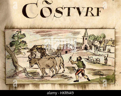 Consdorf by Jean Bertels 1597 Stock Photo - Alamy