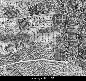 This historical painting or map likely depicts the region of Upper ...