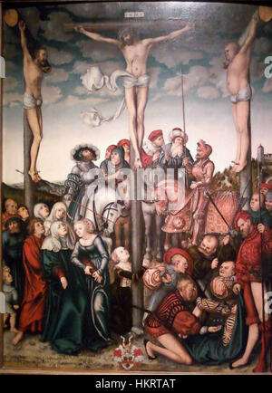 A painting by Lucas Cranach the Elder depicting Joachim I Nestor, a ...