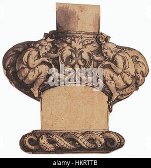 This design by Hans Holbein the Younger showcases a detailed and ...