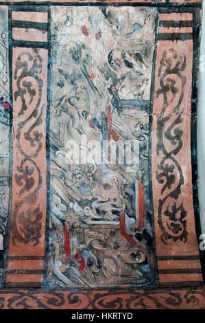 The Dahuting mural from the Eastern Han Dynasty (25-220 AD) is a ...