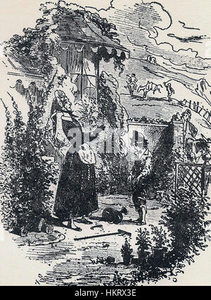 This illustration, from Charles Dickens's 'David Copperfield,' shows Mr ...