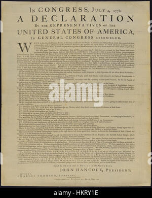 The Declaration of Independence, July 4, 1776 Stock Photo - Alamy