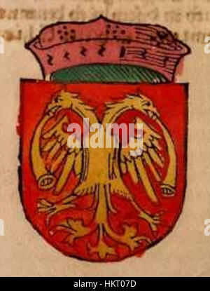 The Serbian coat of arms, an important symbol of the nation, is shown ...