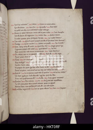 A page from the 'Comedies of Terence,' a classical work of Roman ...