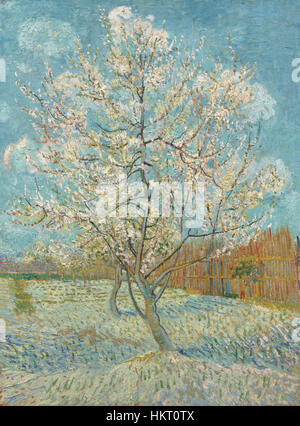 Van Gogh Vincent - Pink peach trees (1888 Stock Photo - Alamy