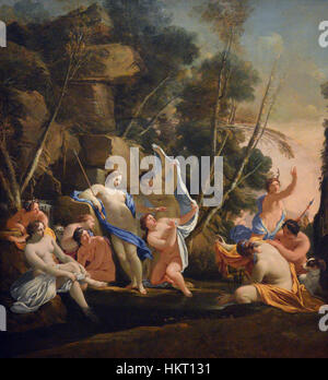 This artwork by Michel Dorigny depicts the Greek god Apollo in a ...