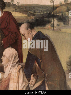 This detail from Dieric Bouts' painting 'Entombment' captures the ...
