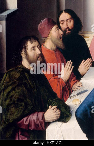 This detail from Dieric Bouts’ 'The Last Supper' highlights the ...