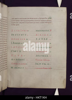 An illustration from the 'Comedies of Terence' manuscript held at the ...