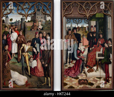 A painting by Dieric Bouts, an early Netherlandish artist known for his ...