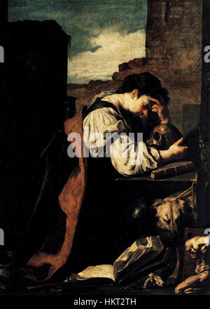 'Melancholy' by Domenico Fetti, a 17th-century Italian painting ...