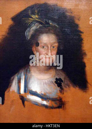 This is a historical portrait of Infanta Maria of Spain, a member of ...