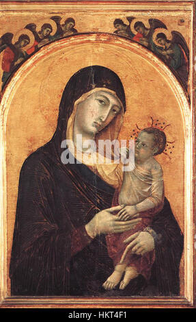 Duccio di Buoninsegna’s 'Madonna with Child and Saints' is a ...