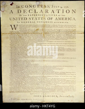 United States Declaration of Independence, created in June–July 1776 ...