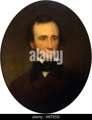 This portrait of Edgar Allan Poe captures the renowned American writer ...