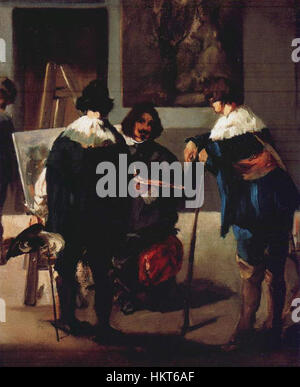 Edouard Manet - Spanish Studio Scene Stock Photo - Alamy
