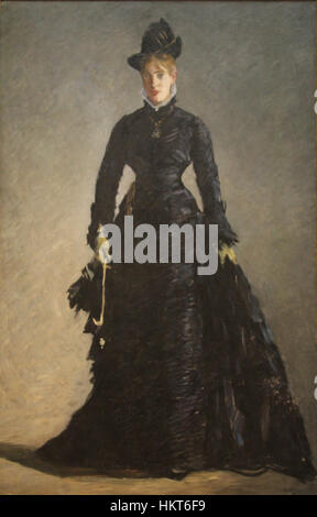 Edouard Manet - Portrait of a Lady Stock Photo - Alamy