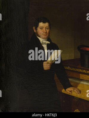 This oil painting by Eduard Friedrich Leybold, dated 1838, depicts the ...