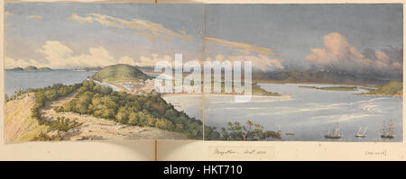A painting by Edward Gennys Fanshawe, depicting Mount William in the ...