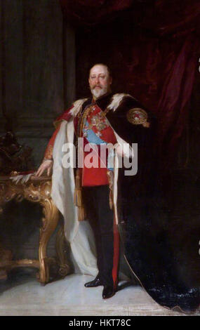 King Edward VII dressed in Masonic Garb Stock Photo - Alamy
