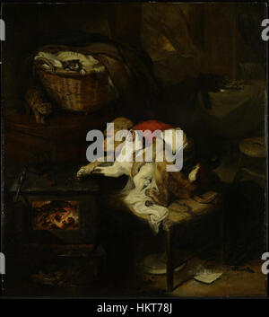 Landseer Sir Edwin Henry - the Cat's Paw Stock Photo - Alamy