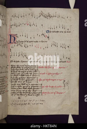 An image depicting one of the five English manuscripts housed in the ...
