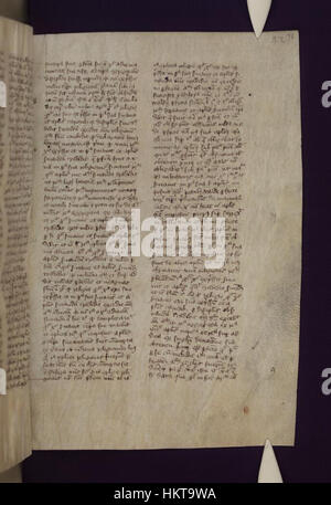 This image showcases one of the five English manuscripts held in the ...