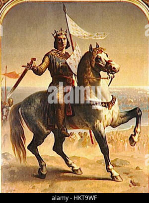 The Death of Louis IX, also known as Saint Louis, King of France ...