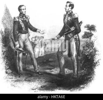 This artwork depicts José de San Martín, the Argentine general and ...