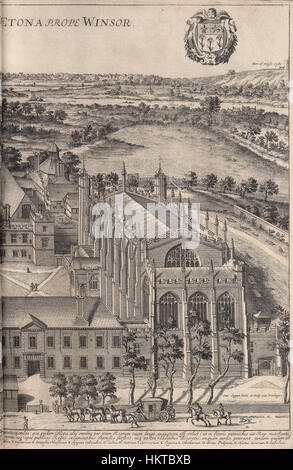'Eton College by Loggan 1690' is an engraving of the prestigious ...