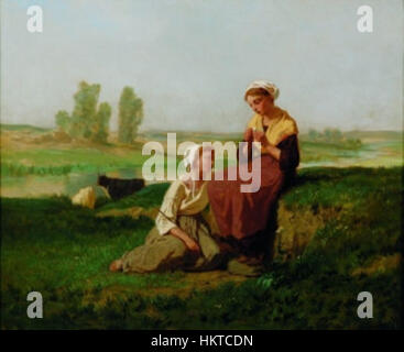 *Amour* (Love Stuck) by Evariste-Vital Luminais is a romantic painting ...