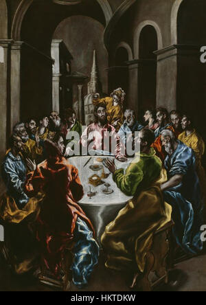 The Feast in the House of Simon. El Greco (Doménikos Theotokópoulos ...