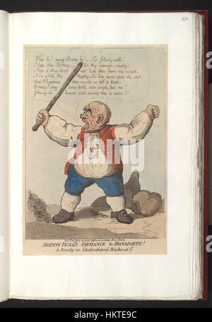 This 19th-century painting, 'Johnny Bull a Cobbler and Bonaparte his ...