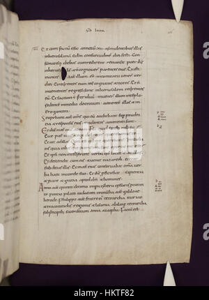 A page from the Latin Gospels, housed in the Bodleian Libraries ...