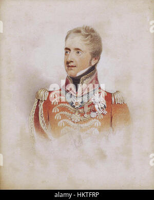 Portrait of FitzRoy Somerset, 1st Baron Raglan (1788-1855) a British ...
