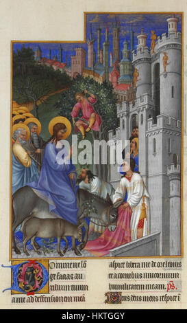 Arrival of Christ in Jerusalem; Passion of Christ Stock Photo - Alamy