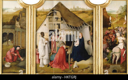 This painting by Hieronymus Bosch depicts Christ's descent into Hell, capturing the complex ...